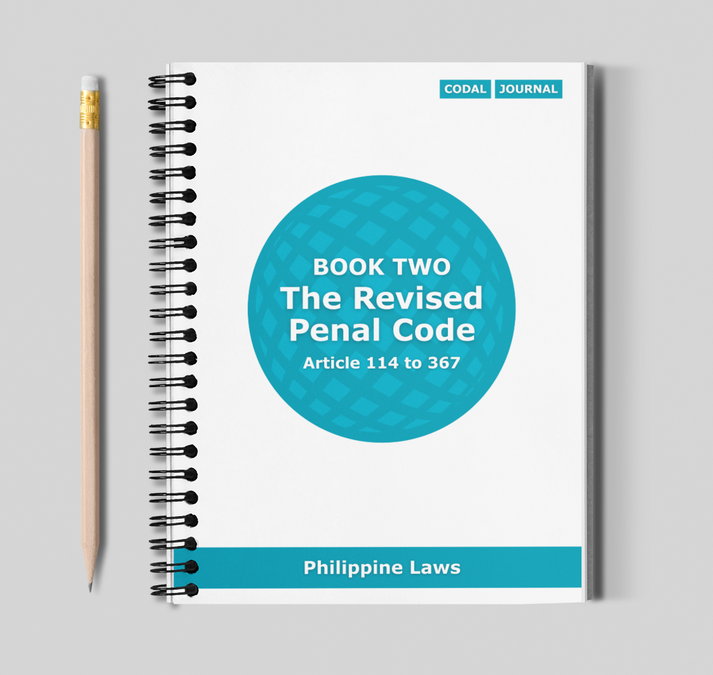 Revised Penal Code BOOK TWO Codal Journal – LAE Vantage